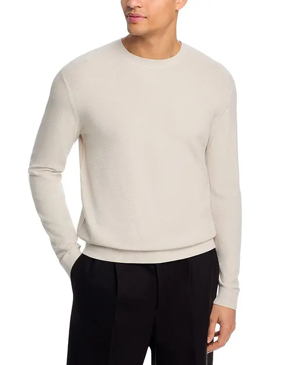 Theory Riland Crewneck Sweater - Silver Cloud