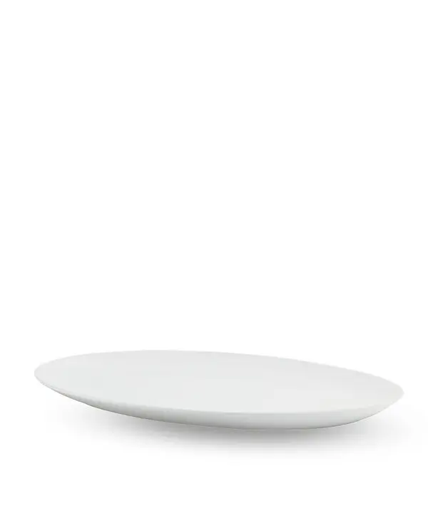 PILLIVUYT Eventail Oval Platter, 15.75 X 11.75 - White