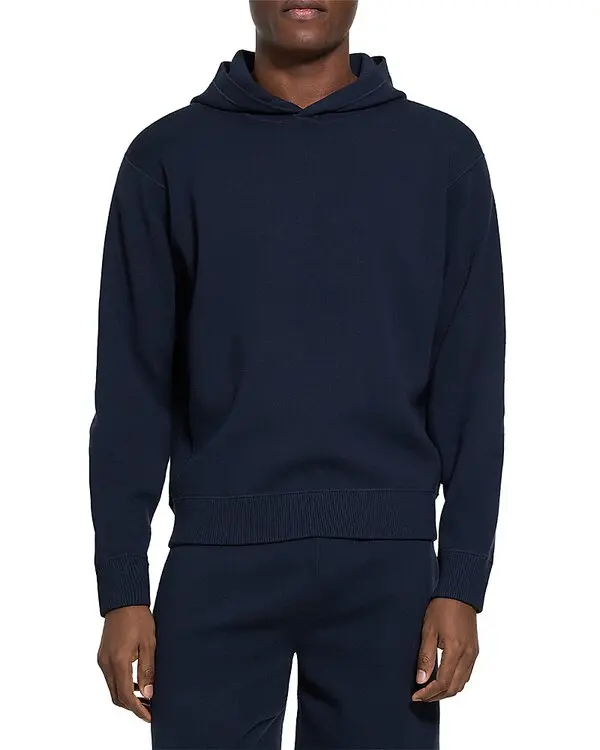 Theory Relaxed Fit Hoodie - Dark Eclipse