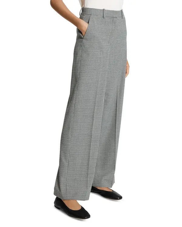 Theory Twill Straight Relaxed Trousers