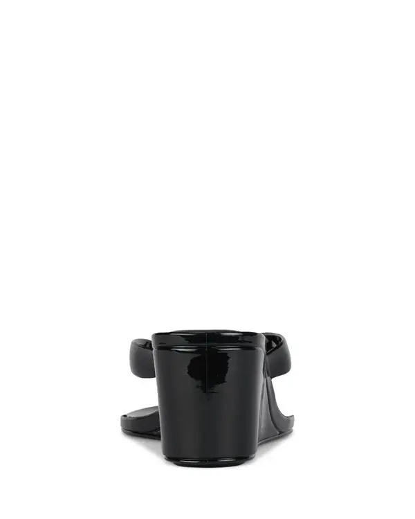 Jeffrey Campbell Wedge Thong Sandals - Black