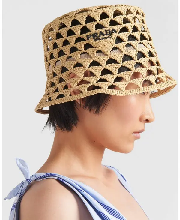 Prada Crochet Bucket Hat
