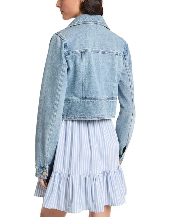 Michael Kors Cropped Denim Jacket