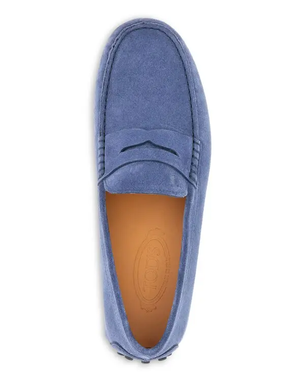 TOD'S Gommino Driving Moccasin Loafers - Blue