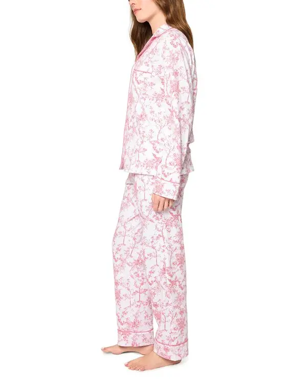 PETITE PLUME Timeless Toile Pima Cotton Pajama Set