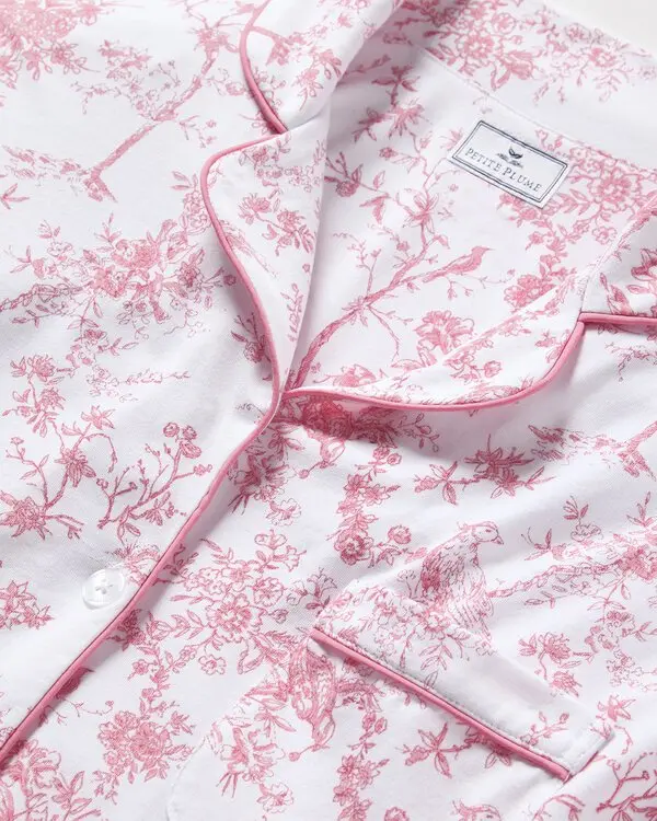 PETITE PLUME Timeless Toile Pima Cotton Pajama Set
