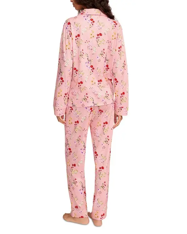 PETITE PLUME Brilliant Botanical Pima Cotton Jersey Pajama Set