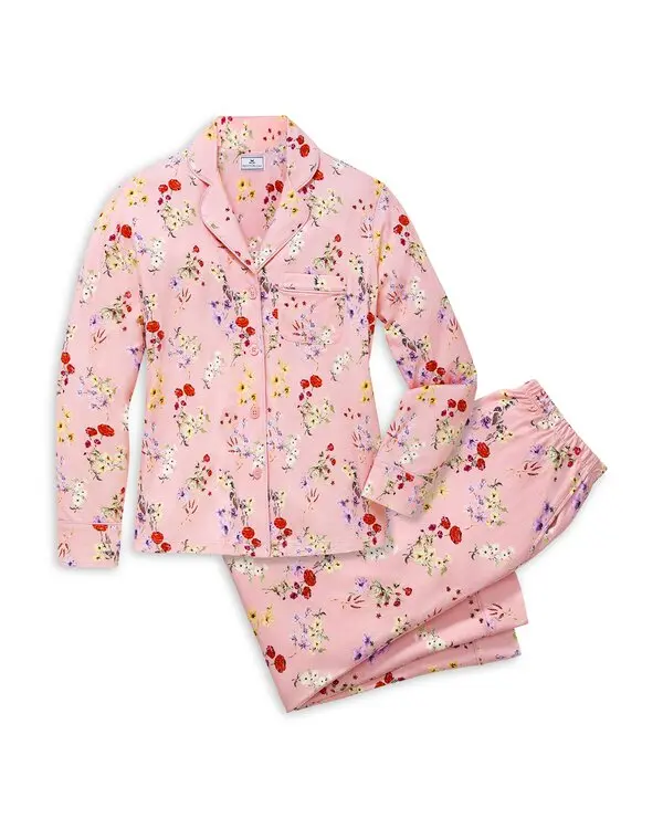PETITE PLUME Brilliant Botanical Pima Cotton Jersey Pajama Set