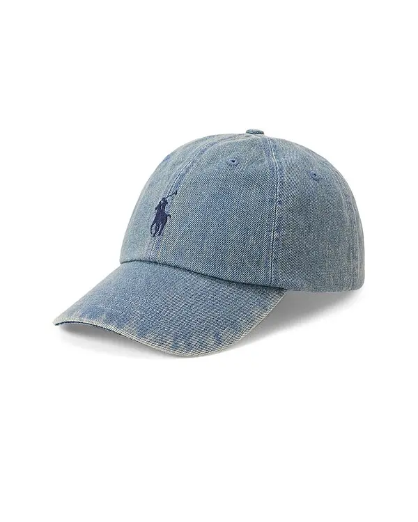 Polo Ralph Lauren Indigo Denim Cap - Blue