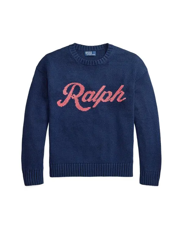 Polo Ralph Lauren Ralph Logo Sweater - Dark Cobalt/white