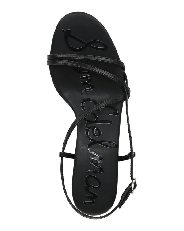 Sam Edelman Cora Kitten Heel Sandals - Black