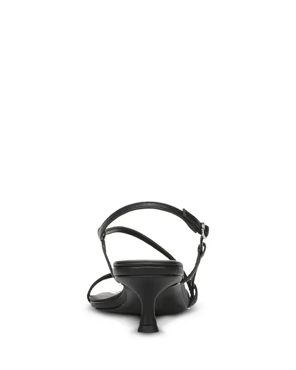 Sam Edelman Cora Kitten Heel Sandals - Black