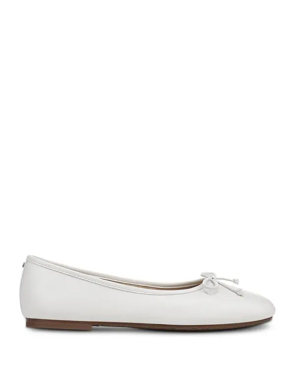Sam Edelman Alie Ballet Flats - Bright White
