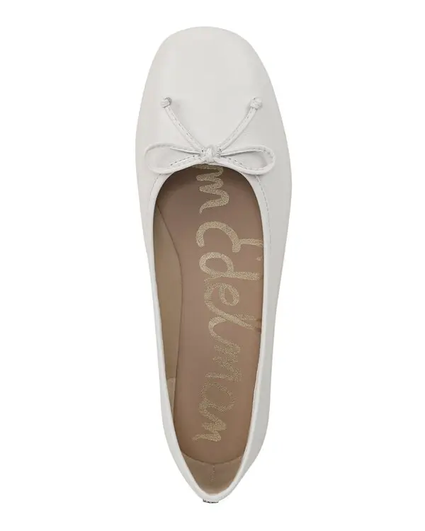 Sam Edelman Alie Ballet Flats - Bright White