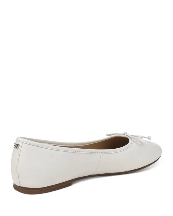 Sam Edelman Alie Ballet Flats - Bright White