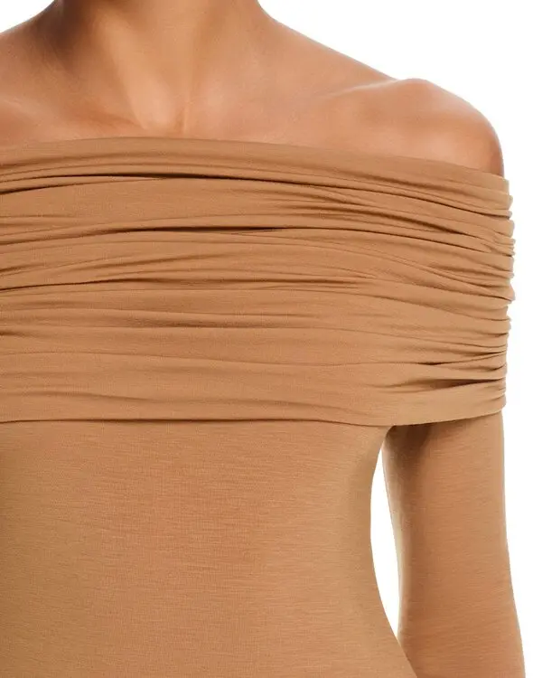A.L.C. Adeline Off-the-shoulder Top - Toffee