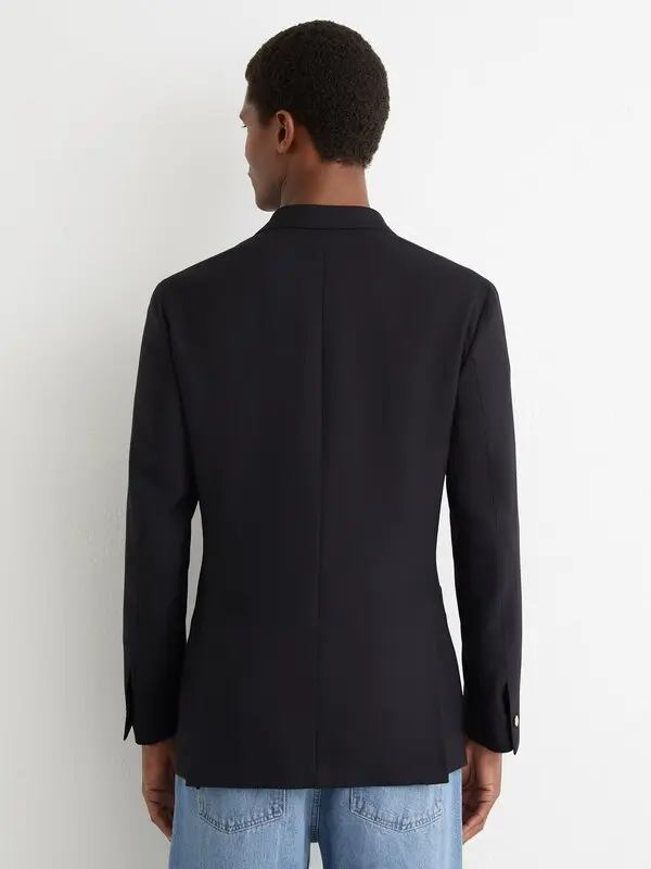 REISS Captain Hopsack Double-breasted Blazer