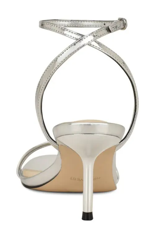 Nine West Waltz Ankle Strap Sandal - Silver