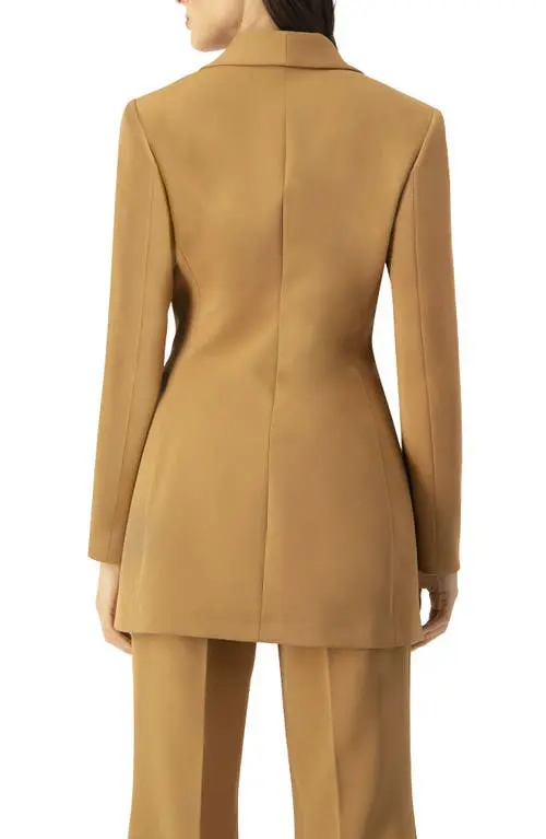 IVONNE Single-button Shawl Lapel Blazer