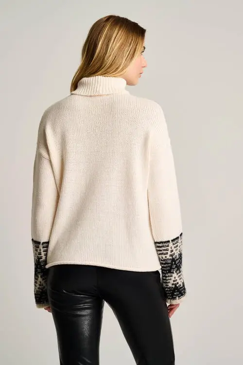 Lisa Todd Wonderland Nordic Pullover Sweater - Snow