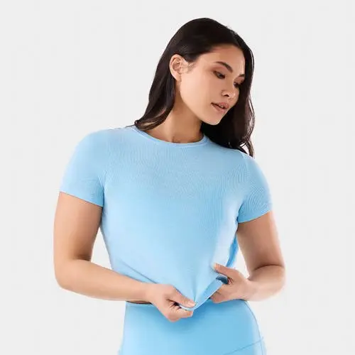 TAVI Ribbed Tee - Surf
