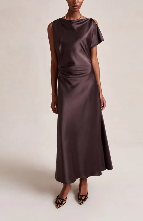 LA LIGNE Satin Moira Midi Dress