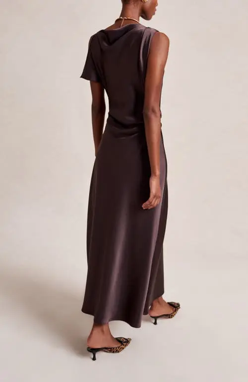 LA LIGNE Satin Moira Midi Dress