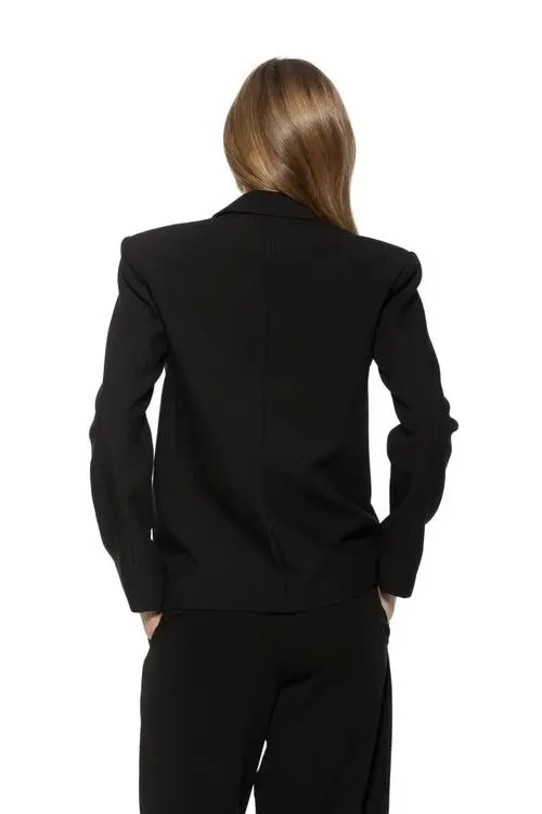 ALEXIA ADMOR Relaxed Fit Blazer - Black
