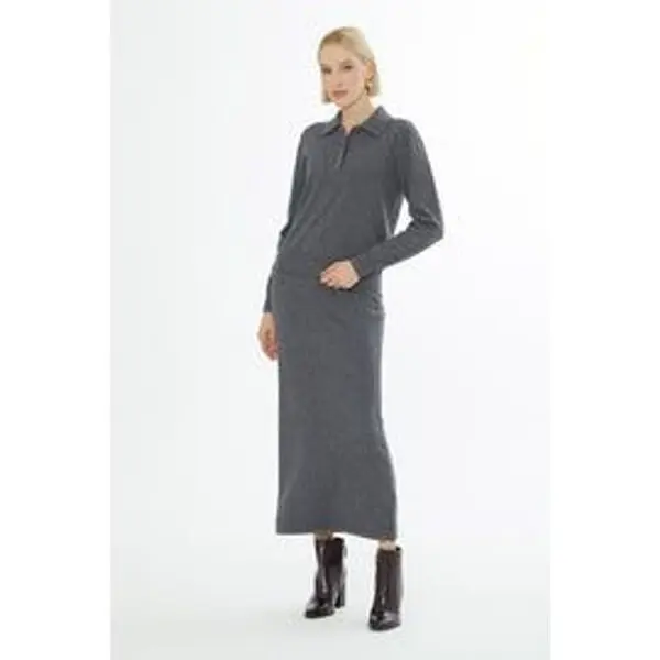 GIZIA Wool Cashmere Button-front Sweater