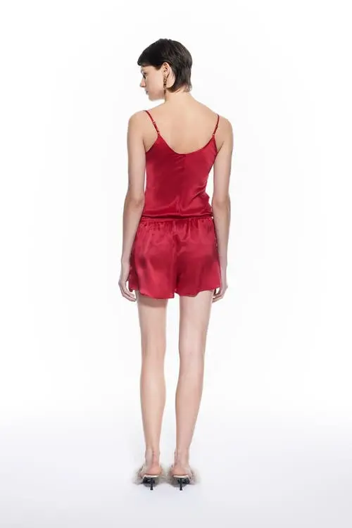 MERS SILK Luna Silk Pajama Shorts