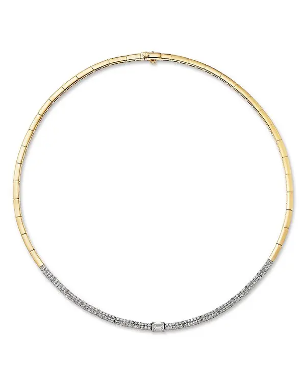 Bloomingdale'S Diamond Collar Necklace In 14k Yellow 2.0 Tcw - Gold