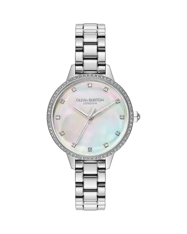 OLIVIA BURTON Captivate 34mm Watch - Multi/silver