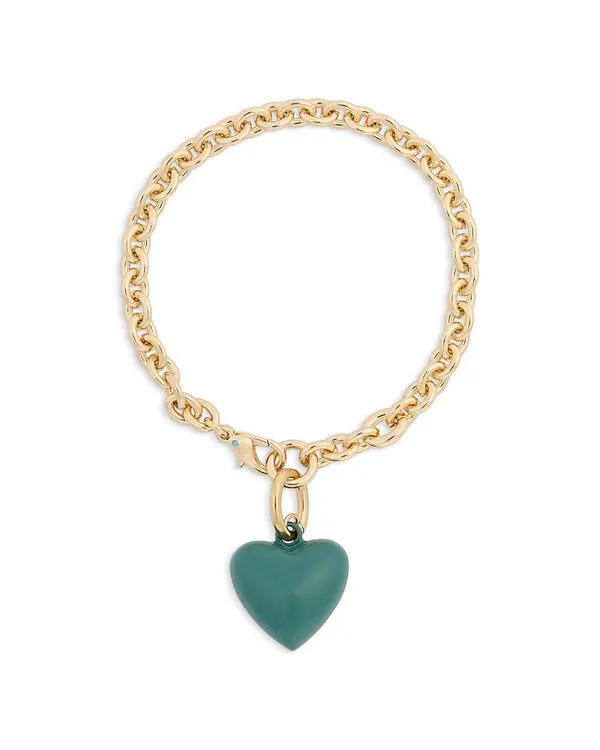 ROXANNE ASSOULIN Mini Heart Charm Bracelet - Puffy