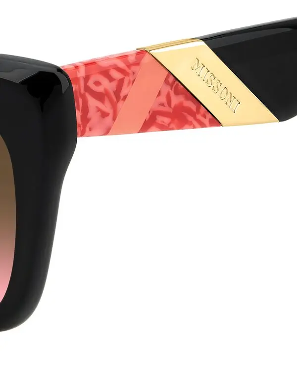 Missoni Rectangular Sunglasses, 53mm