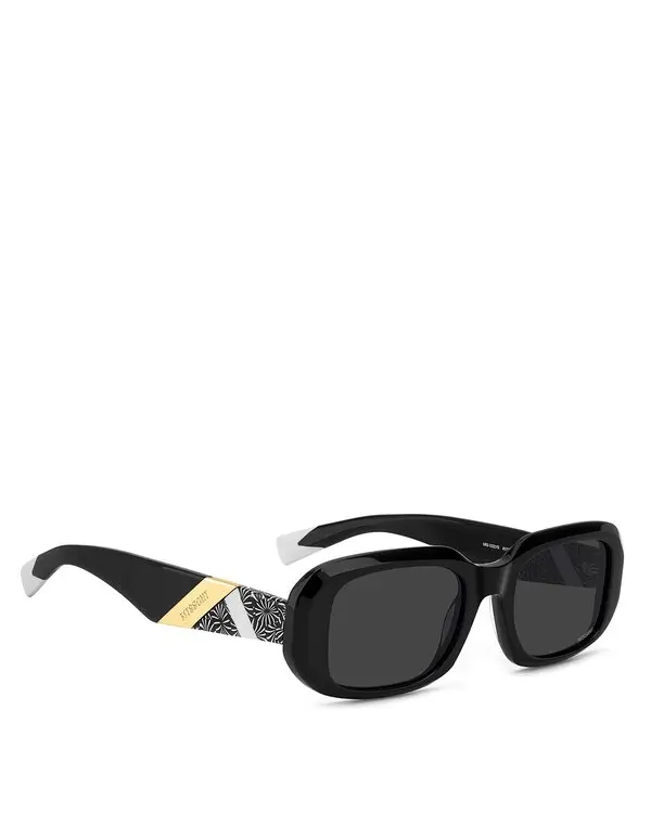 Missoni Rectangular Sunglasses, 52mm - Black