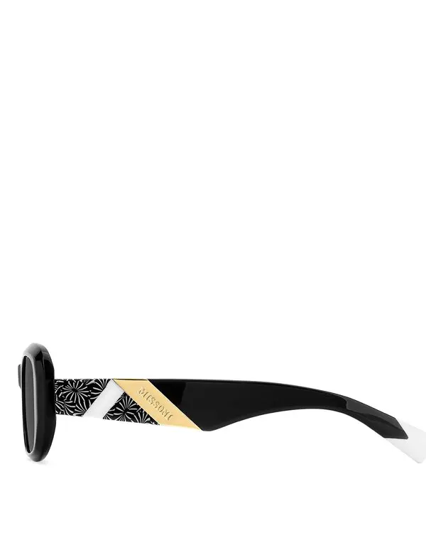 Missoni Rectangular Sunglasses, 52mm - Black