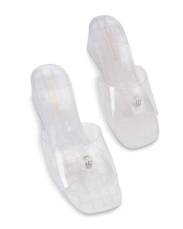 Kurt Geiger Maddison Wedge Mules - Open Misc