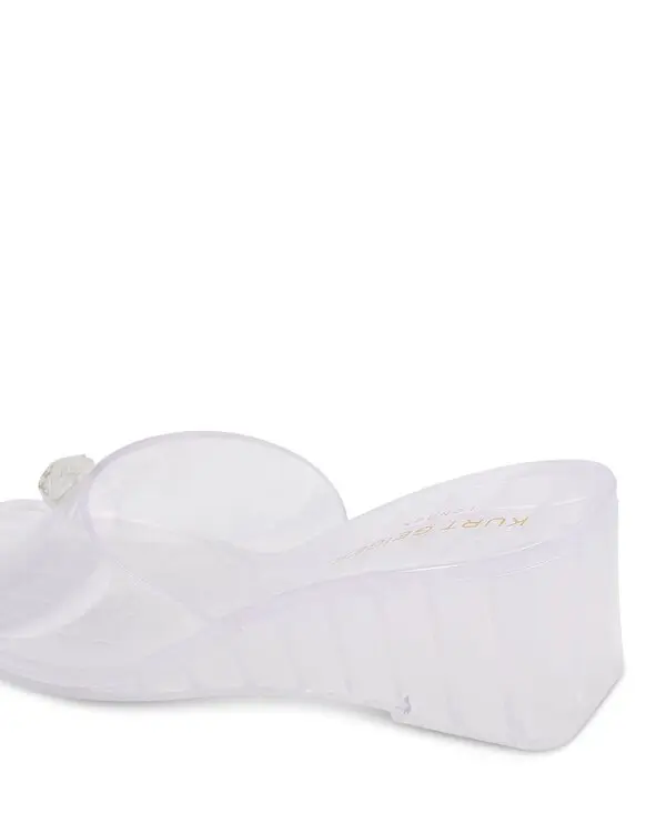Kurt Geiger Maddison Wedge Mules - Open Misc