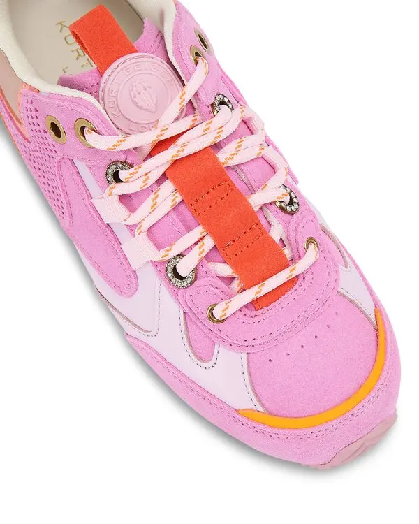 Kurt Geiger Kurt Slim Runner Sneakers - Open Pink