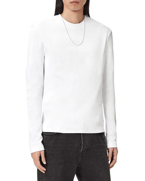 ALLSAINTS Theo Crewneck Shirt - Optic White