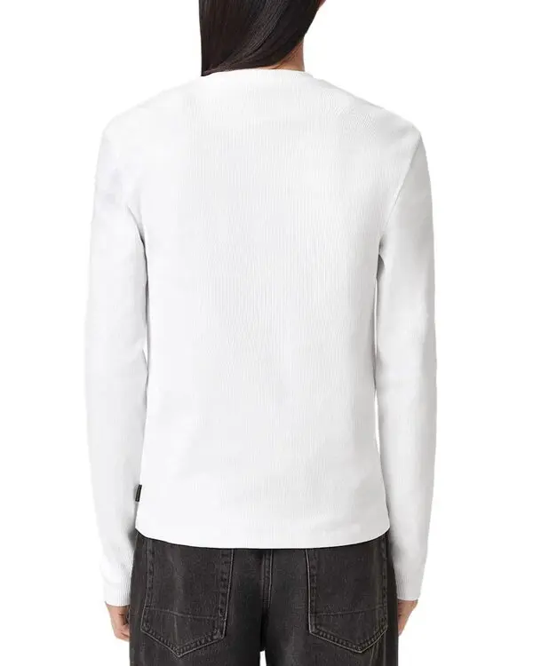 ALLSAINTS Theo Crewneck Shirt - Optic White