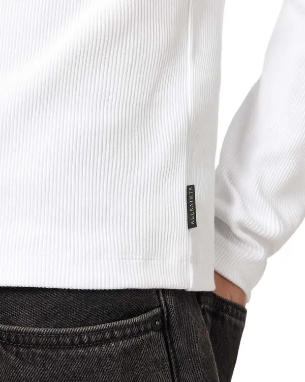 ALLSAINTS Theo Crewneck Shirt - Optic White