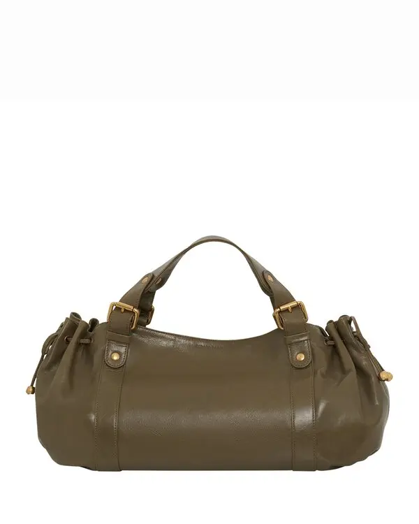 Gerard Darel 24h Leather Handbag - Olive