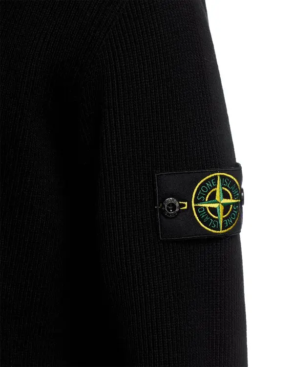 Stone Island Maglia Patch Sweater - Black