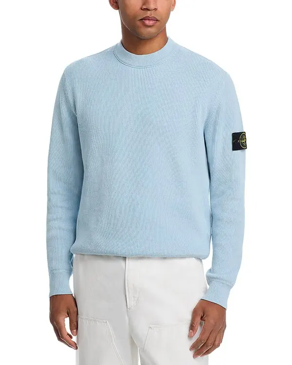 Stone Island Maglia Patch Sweater - Sky Blue