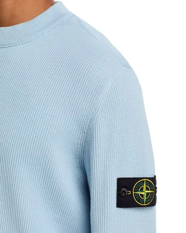 Stone Island Maglia Patch Sweater - Sky Blue