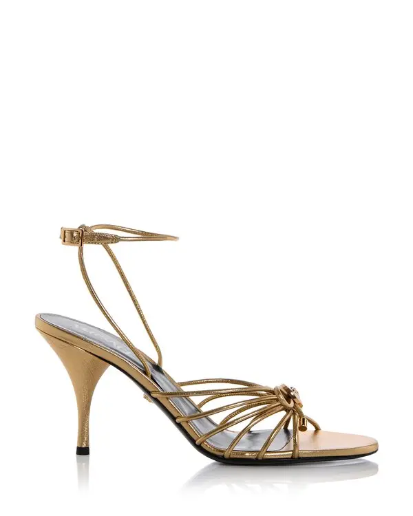 Versace Opera Bow Strappy Sandals