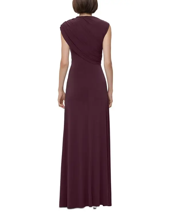 Herve Leger High Slit Asymmetrical Gown - Pinot