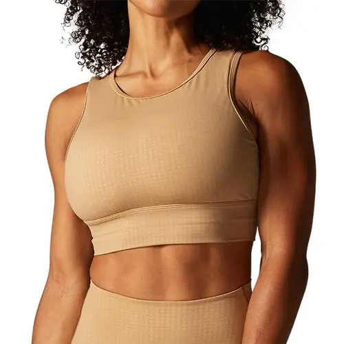 TAVI Agility Bra - Camel Houndstooth
