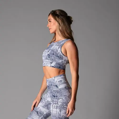 TAVI Agility Bra - Navy Tropic Toile
